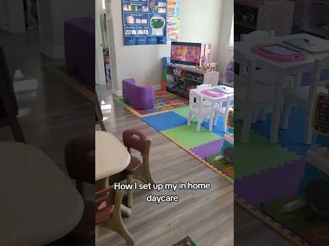 How to Setup your in-home Daycare Center | Daycare Center Tour #daycaretips
