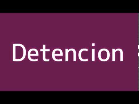 How to say Arrest in Spanish