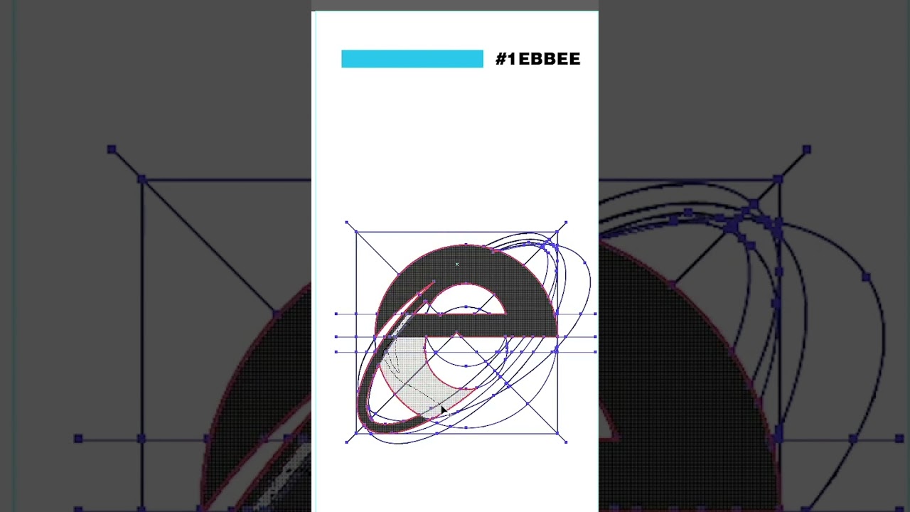 Famous logo design in adobe illustrator/internet explorer Logo #Shorts