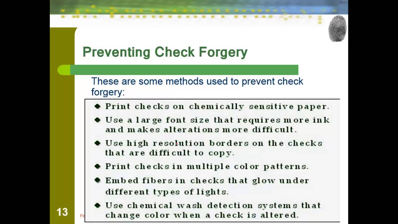 Forensics Documentation Forgery