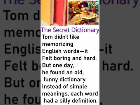 The Secret dictionary #learnEnglishThroughStories #learnenglish #English #Improveyourenglish
