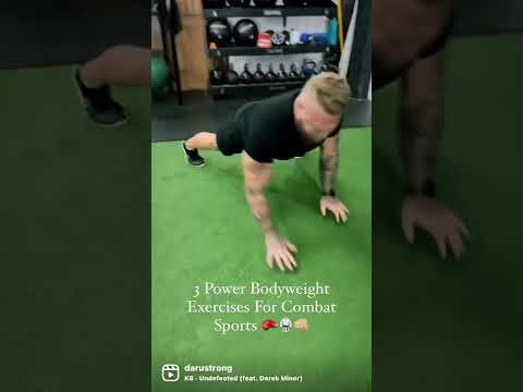 3 Bodyweight Exercises to increase POWER for Combat Sports 👊🏼🥊