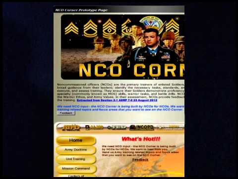 NCO Corner Video