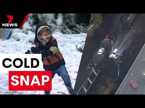 Victoria's cold snap - From snow to a surging sea, wild weather sweeps the state | 7NEWS