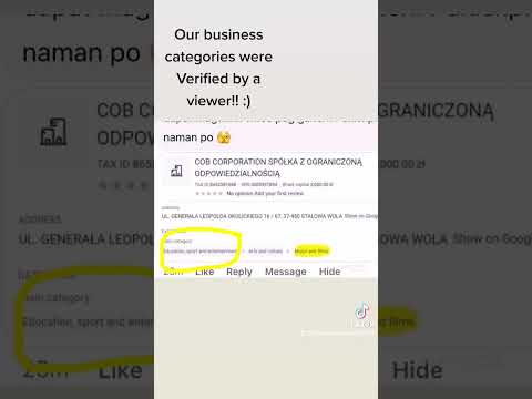 Our Business was VERIFIED by a Viewer through Poland Government Website
