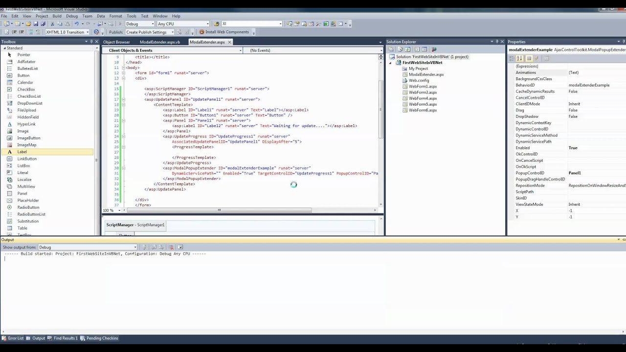 ASP.NET - UpdateProgress with ModalPopupExtender