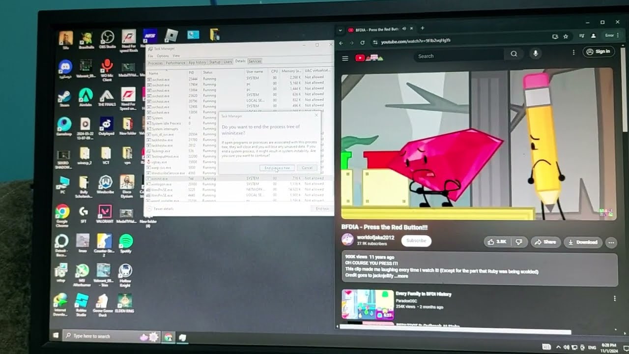 Ruby crying has bsod