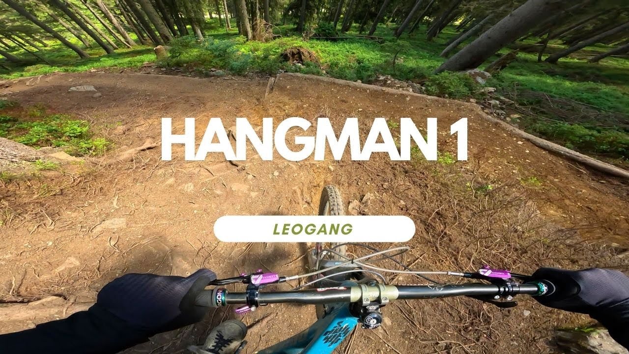 NEW Hangman 1 Bikepark Leogang Trail Review ganze Strecke Full Run POV RAW