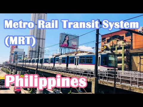 Metro Rail Transit System (MRT), Philippines | From Magallanes Station to North Avenue station