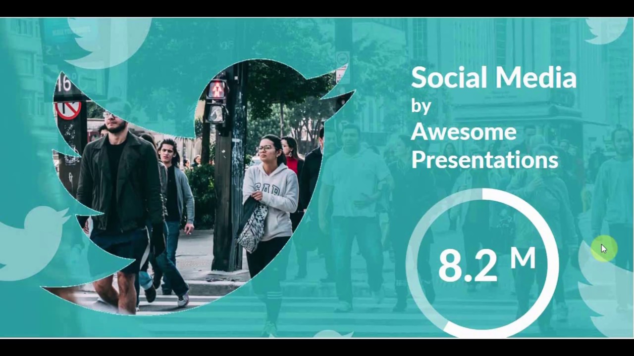 How to create great looking social media slide in Microsoft PowerPoint. PPT tricks.