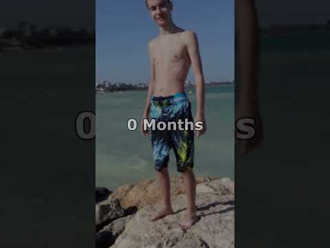 Skinny to muscle - 0 to 12 Months Transformation