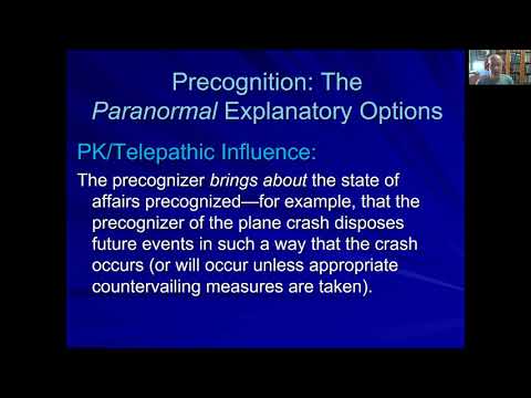 Steve Braude Active Analysis of Precognition–A Very Different Precog Model
