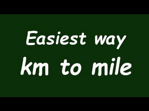 ✅ Convert Kilometer to Mile (Km to mile) - Example and Formula