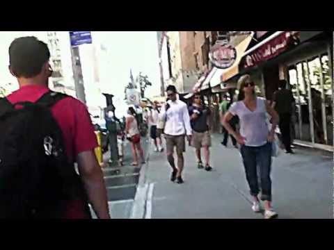 How long is a New York City block? (in real time)
