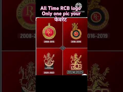 All Time Royal challengers Bangalore Logo। #viral #cricket #ipl #ipl2025 #rcb #viralmusic #shorts