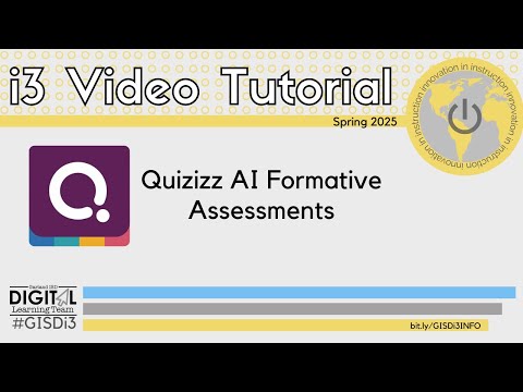 Quizizz AI Formative Assessments | Whitney Sanchez | i3 Video Tutorial