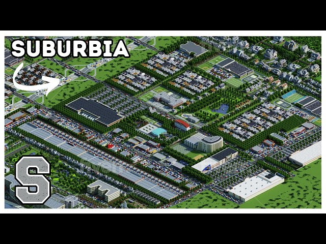 Minecraft Suburbs - Suburbia Minecraft Map