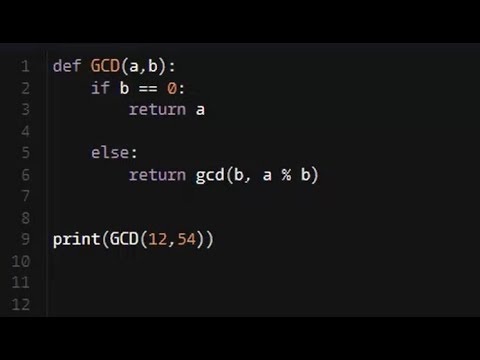 Python - Greatest Common Divisor W/ Recursion