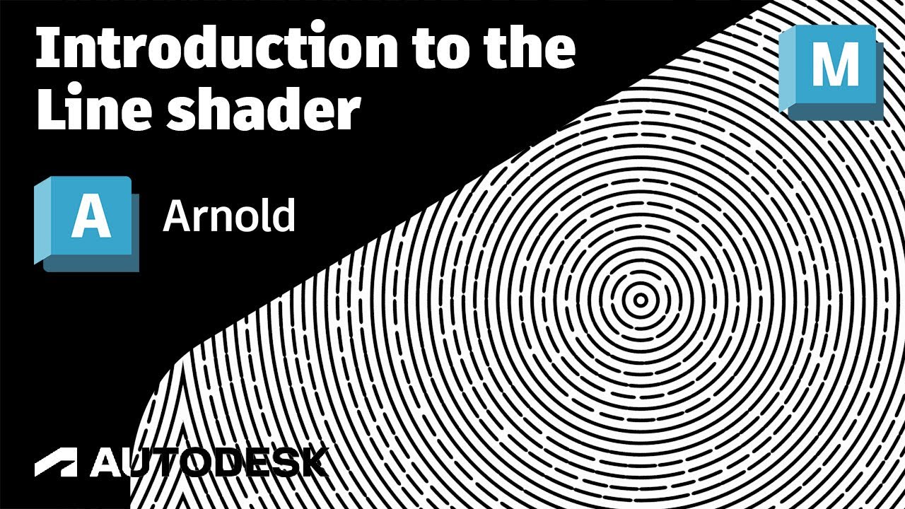 Arnold Tutorial - Introduction to the Line shader in Maya