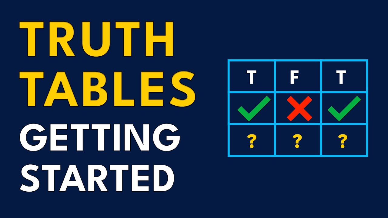 How to Make a Truth Table | Step-by-Step Guide with Examples