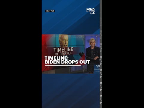 Timeline: Biden drops out of 2024 presidential race
