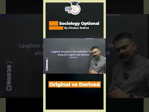 Rationality | Original vs Derived | Sociology Optional #UPSC #IAS #CSE #IPS