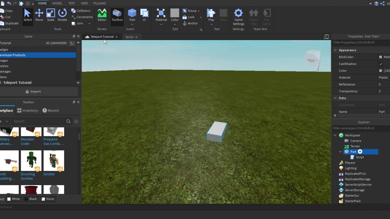 How To Teleport Between Places - Roblox Scripting