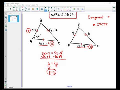 CPCTC Solution Problems