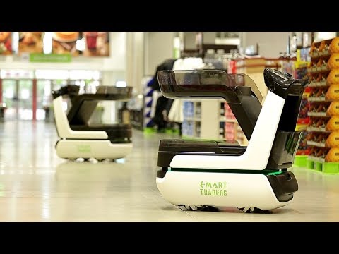 World's first self driving smart shopping cart ELI | New invention technology