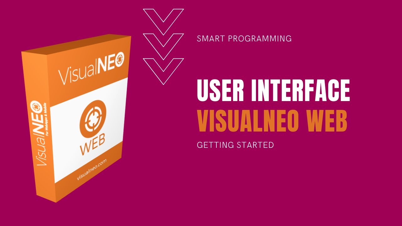 VisualNEO Web: The user interface - Getting started.