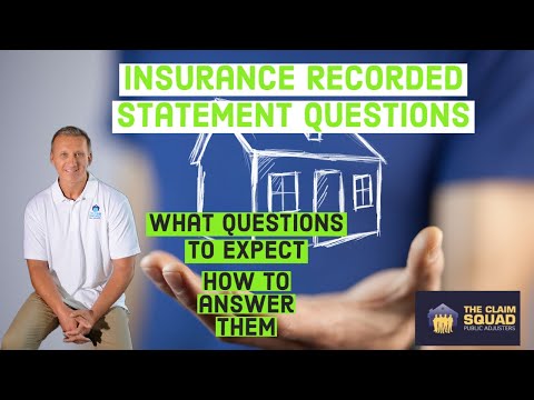 Insurance Recorded Statement Questions (What Questions to Expect and How to Answer Them)