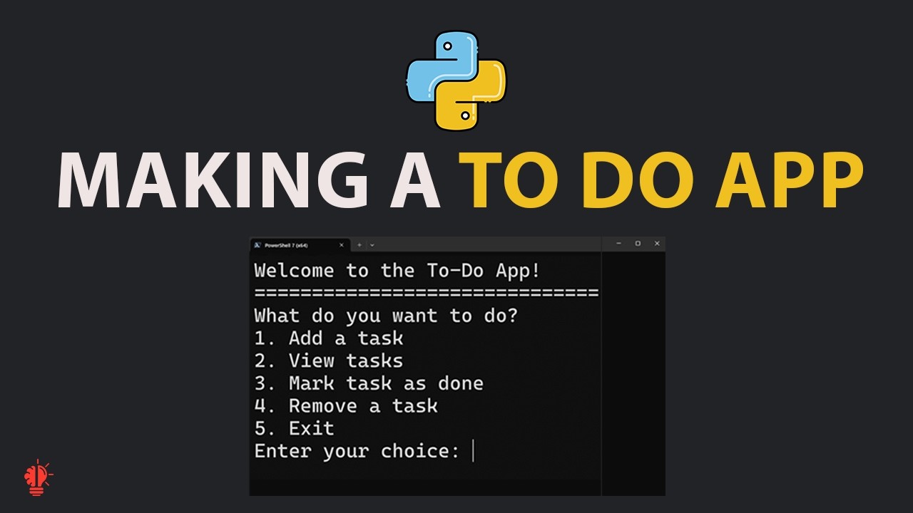 To-Do App in Python — Built With Only Lists (No Libraries!)