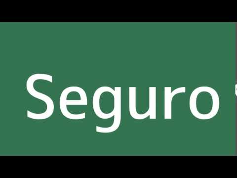 How to say Insurance in Spanish