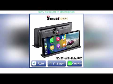 Latest Products You Must Know! T323 11.3" Car DVR 4K Camera Wireless Carplay Android auto Ai Scr