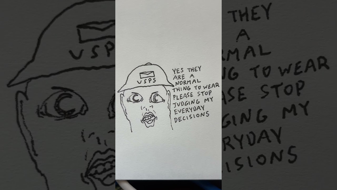 Going Postal #funny #comedy #comic #cartoon #drawing