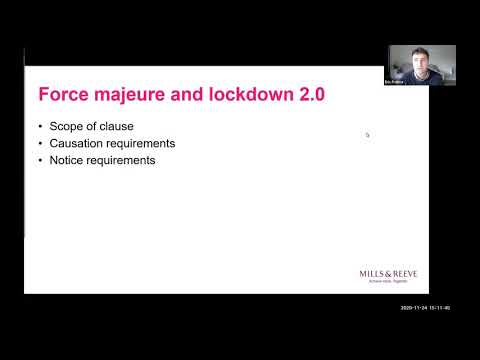 Contract Conversations: Force Majeure