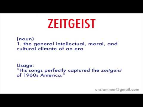 How to Pronounce Zeitgeist