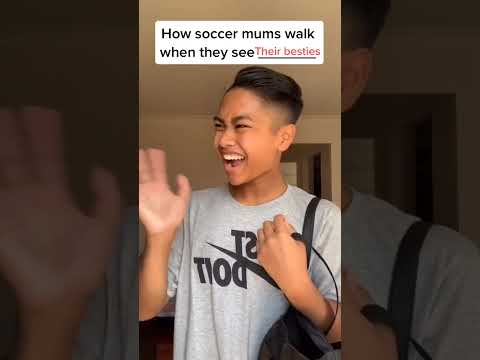 Hilarious ways soccer moms walk when they see...#soccermoms #funnywalk #momlife