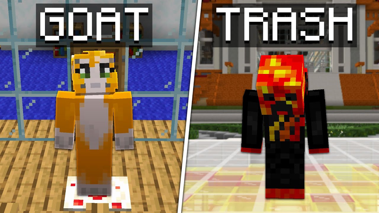 I Ranked Minecraft Youtuber's Marketplace Maps