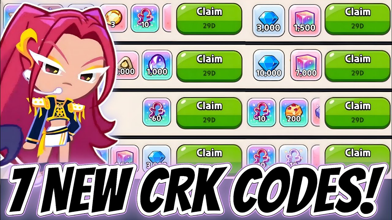 7 NEW CRK CODES 😱