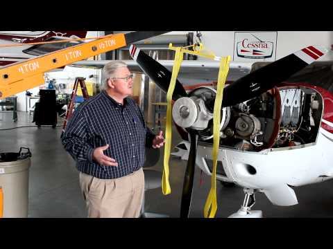 Bogi Propeller Lift with sling - Prop Hoist - Aircraft Maintenance - Bogert Aviation