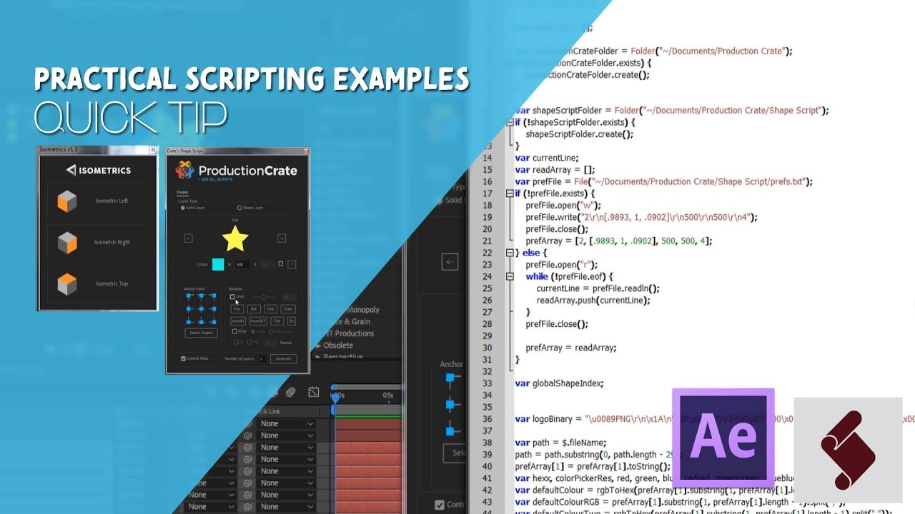 After Effects Scripting QuickTip - Practical Scripting Examples