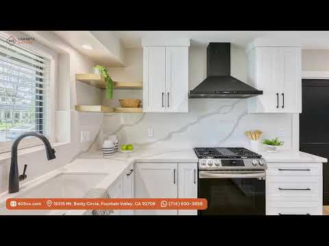 Stacey’s Kitchen 5 - Asheville Cotton - 405 Cabinets & Stone