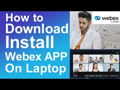 How to install Webex on laptop