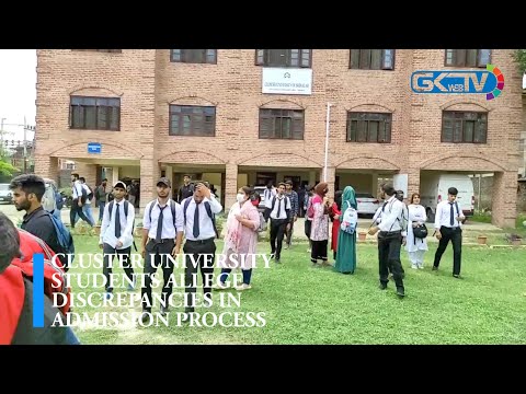Cluster University students allege discrepancies in admission process