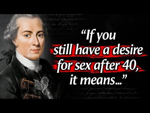 Immanuel Kant's Quotes which are better Known in Youth to Not to Regret in Old Age