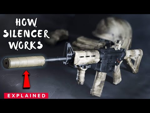 How Do Gun Silencer Work? Silencer VS Suppressor - How Suppressors Work On Guns? Explained In Hindi