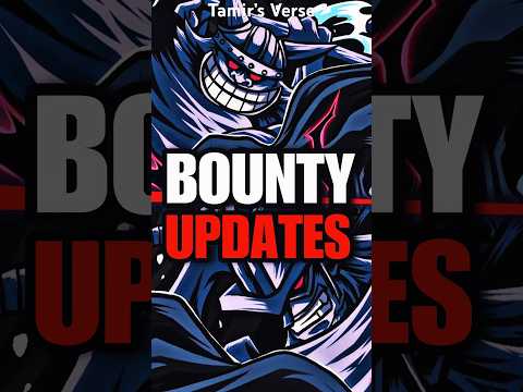 The First Bounty UPDATES After Egghead Island Are Here! #anime #onepiece #luffy #shorts