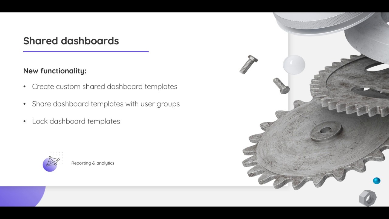 New feature product demo: Shared dashboards