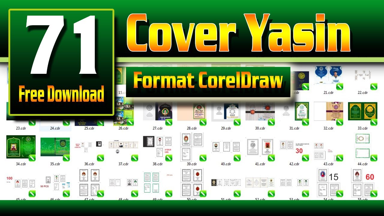 Cover Yasin cdr free download